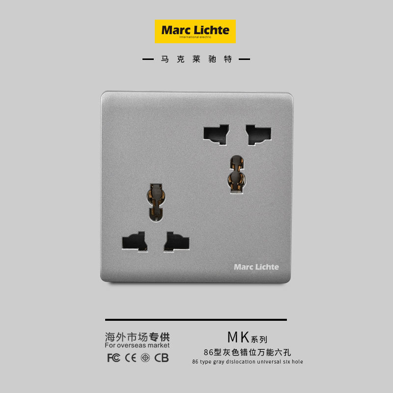 Wall Porous Three-Hole 6-Hole Panel 10A Multifunctional Dislocation Six ...