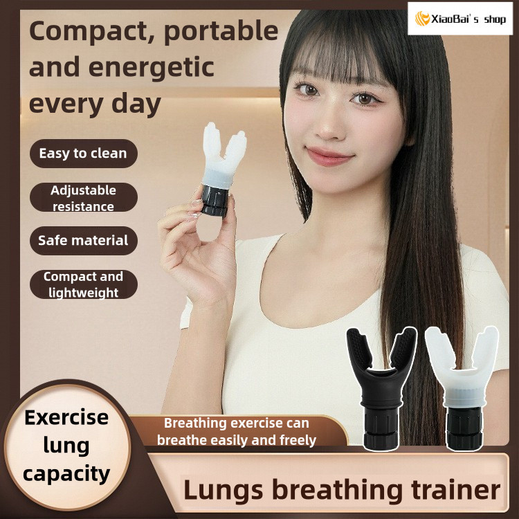 Portable Breathing Training Device,Resistance Adjustable Lung Capacity Exercise Equipment ...