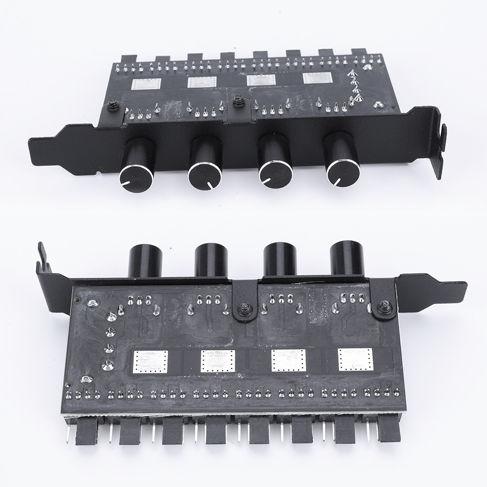 PWM Hub Cooling Fan Speed Controller SATA/4 Pin Adapter 8 Channel 4 ...