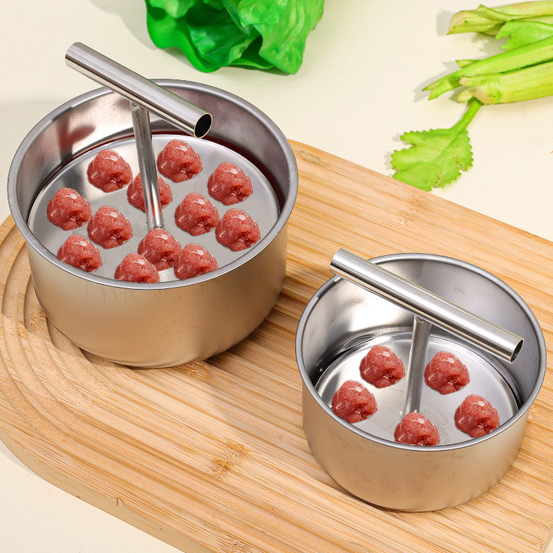304 Stainless Steel Meatball Maker Meatball Mold Making Tool Fish Balls ...