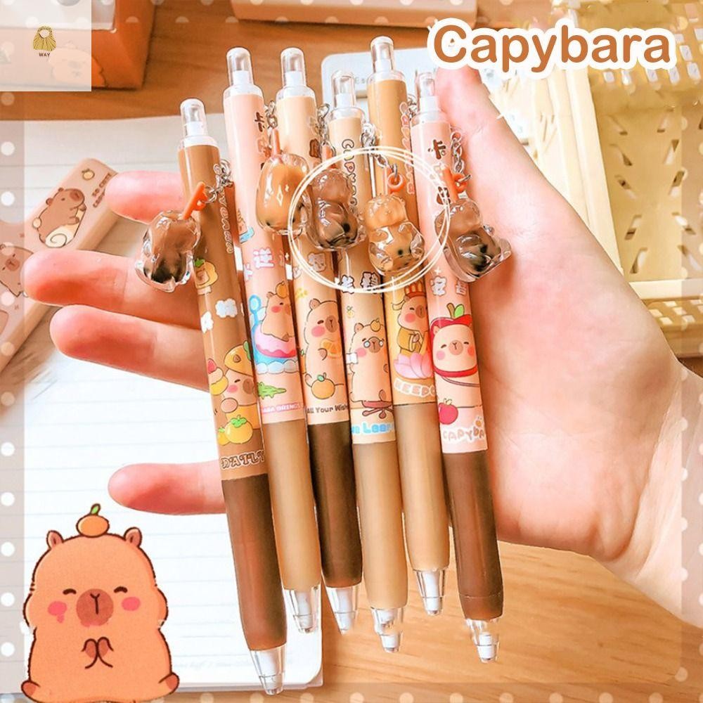 WAY Capybara Mechanical Pencil, Kawaii Aesthetic Pendant Automatic ...