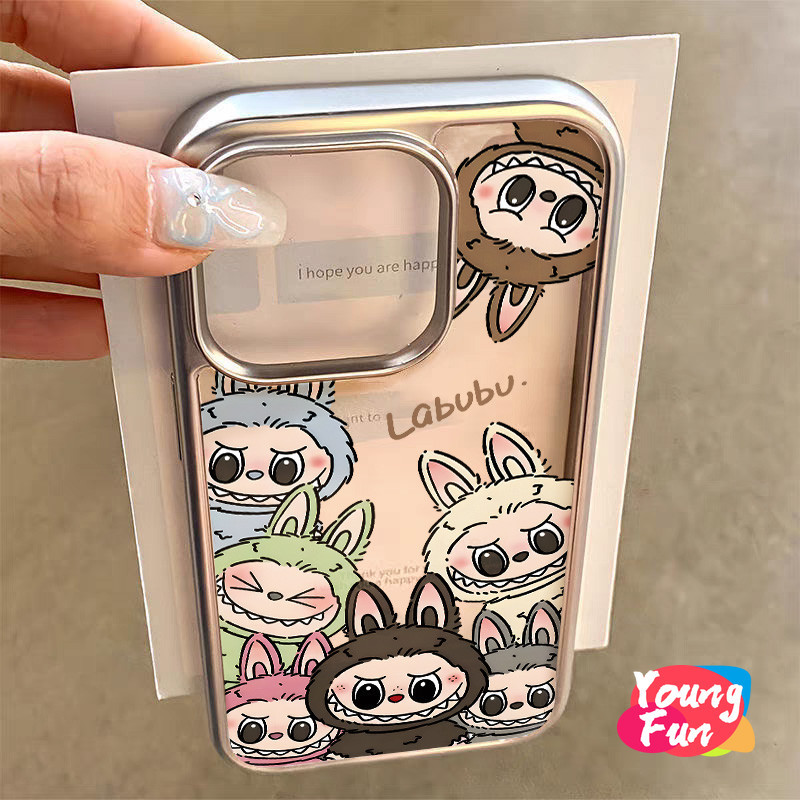 Labubu Rabbit Monsters Zimomo Case for iPhone 16 Pro Max 11 15 14 XR 13 ...