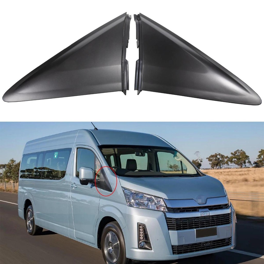 Car Front Window Triangle Garnish Cover Panel Side Mirror Triangle Trim ...