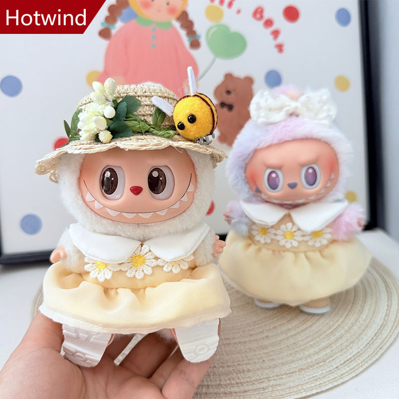 [Clothes only] For 17 cm Labubu clothes pendant Labubu sitting baby ...