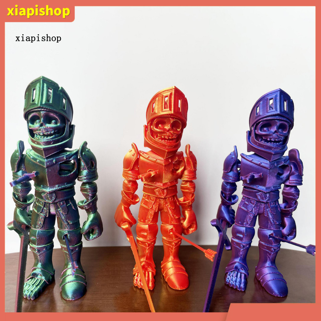 XPS Posable Skeleton Toy Poseable Skeleton Knight Figurine for ...
