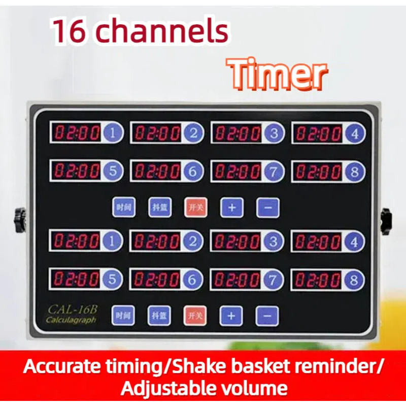 4/6/8/12/16 Channel Digital Timer Kitchen Cooking Reminder with LCD ...