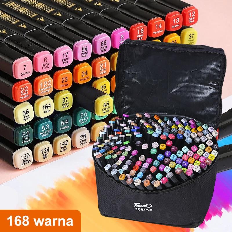 Touch 168 Colors Marker Sketch General Markers General Marker Set ...