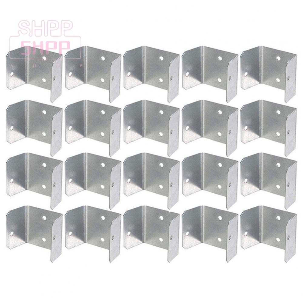 20 Pack Galvanized Fence Clips for Secure Attachment to Timber Posts ...