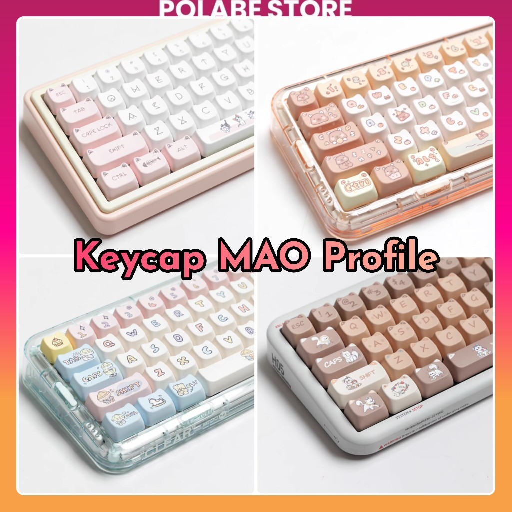Keycap MAO Naughty Cheese Kapibara profile PBT mechanical keyboard ...