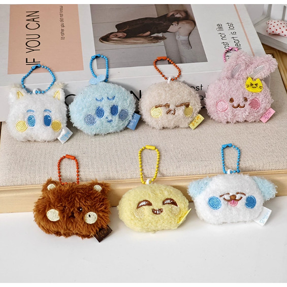 Kpop NCT DREAM Cartoon Cute Mini Plush Bag Keychain Charm Mark Renjun ...