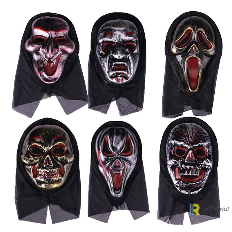 [Risingme] Realistic Movie Scary Ghost Mask Halloween Creepy Devil Mask ...