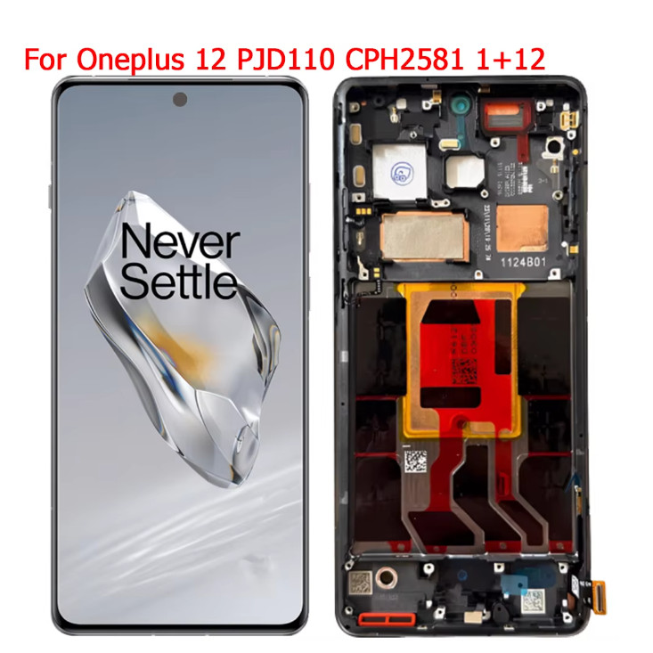 6.82 inches 1B colors, 120Hz For OnePlus 12 PJD110, CPH2573, CPH2581 ...