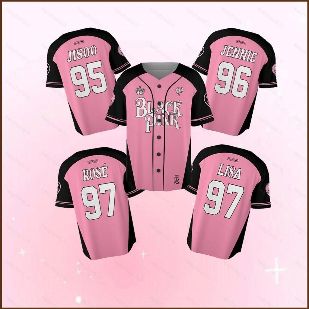 BH2 BlackPink Members Baseball Jersey 2025 World Tour Merch JISOO ...