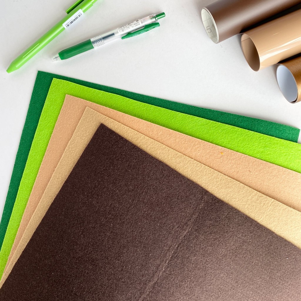 Nonwoven Stiff Felt Fabric 12"x12" Bundle of 5PCS | Shopee Philippines