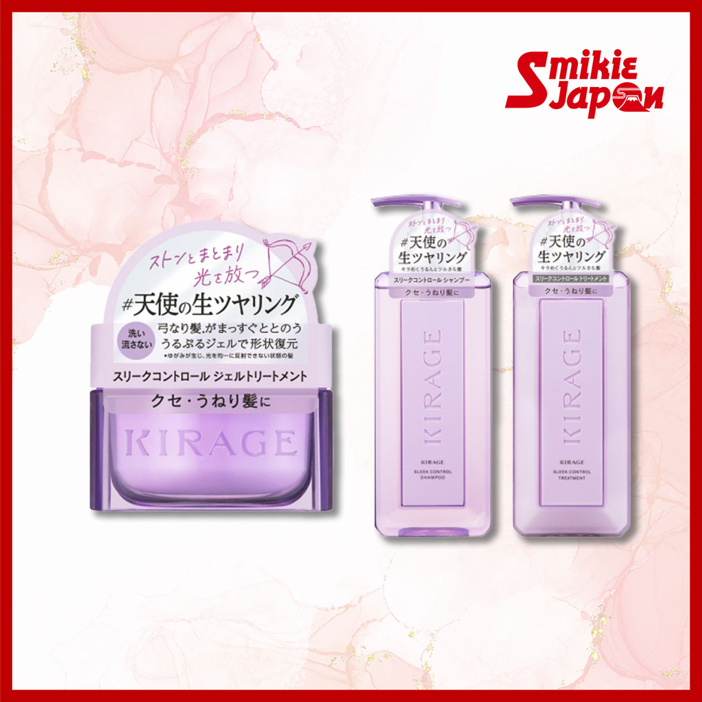 KOSE KIRAGE Sleek Control Shampoo 480ml / Treatment 480ml at Gel Treatment 82g Direktang Mula sa ...