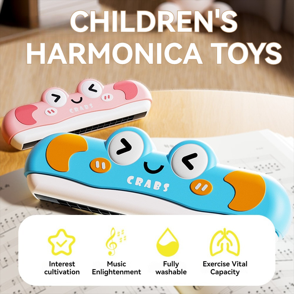 Cartoon Toddler Harmonica Toy Beginner Musical Instrument Toy Portable ...