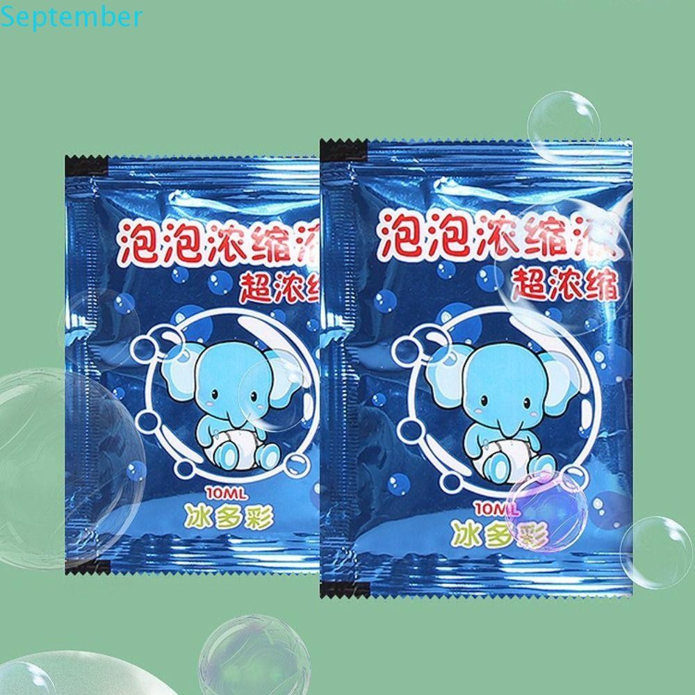 SEPTEMBER 10ml Concentrated Bubble Solution, Pouch Environmental ...
