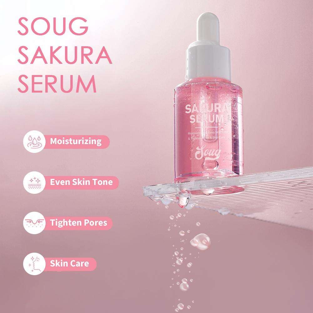 Niacinamide Moisturizing Hydrating Sakura Essence SOUG Cherry Blossom ...