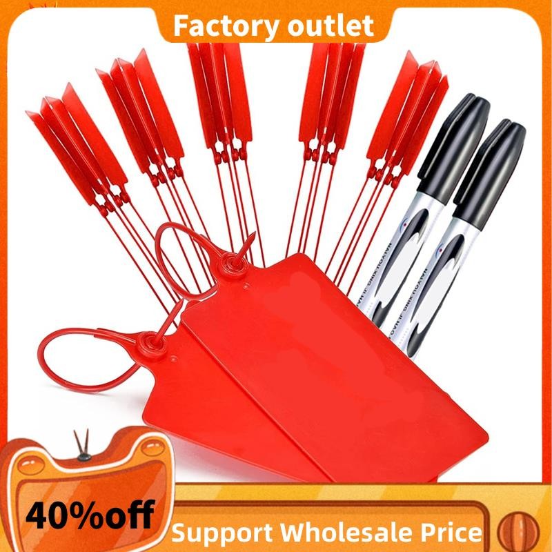 In Stock 100 PCS Plastic Tags for Labelling - Waterproof Tags for ...