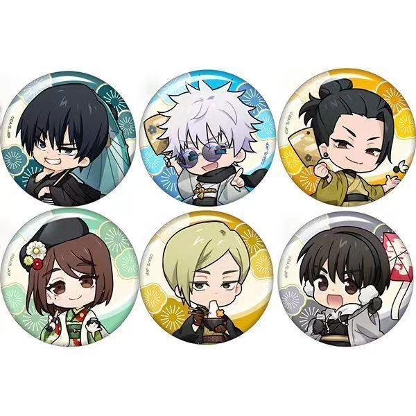 Q Version Spell Back to War Merchandise cos Bar Badge Cartoon Cute Gojo ...