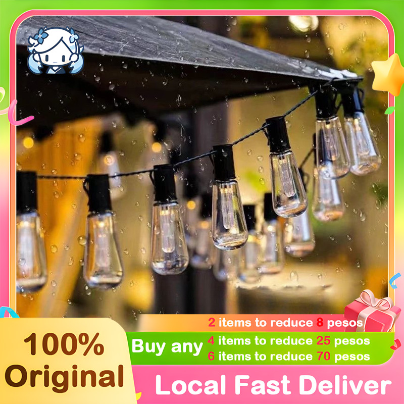 Solar Led Transparent Long Light Bulb 2.5 Meter Ball Bulb String ...