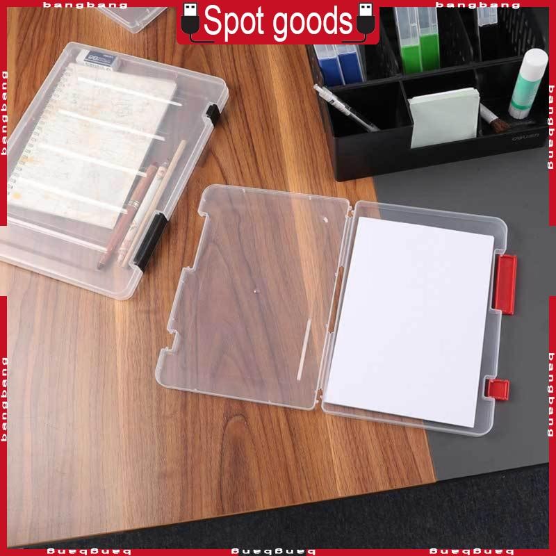 Bang Waterproof File Storage Boxes Portable PP Transparent Document ...