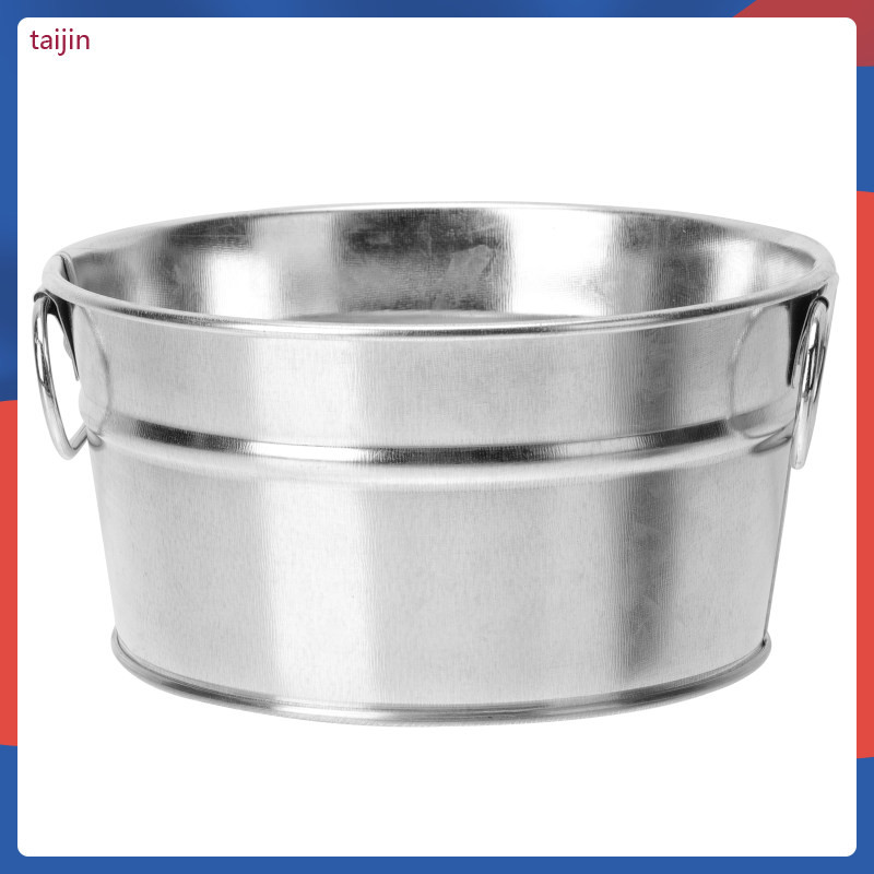 Mini Cooler Beverage Seafood Bucket Tin Buckets Storage Container ...
