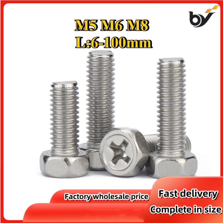 M5/m6/m8 Chassis Screws Computer Screws 304 Stainless Steel Phillips ...
