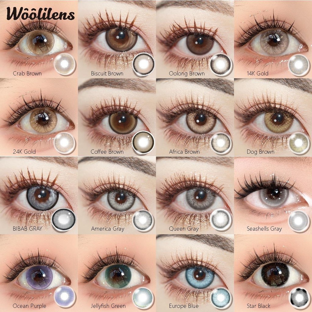 WOOLILENS 2025 New contact lens with grade graded contact lens14.2-14 ...