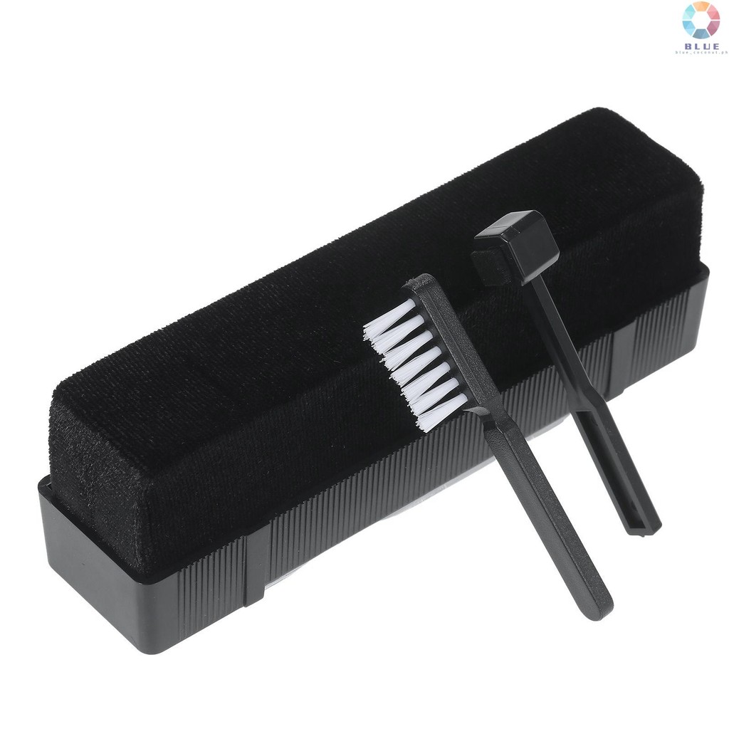 3-in-1 Vinyl Record Player Cleaning Kit with Velvet Brush Carbon Fiber ...