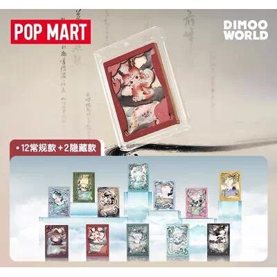 POPMART DIMOO Stories in the cup Series Art Collection Card Whole Set ...