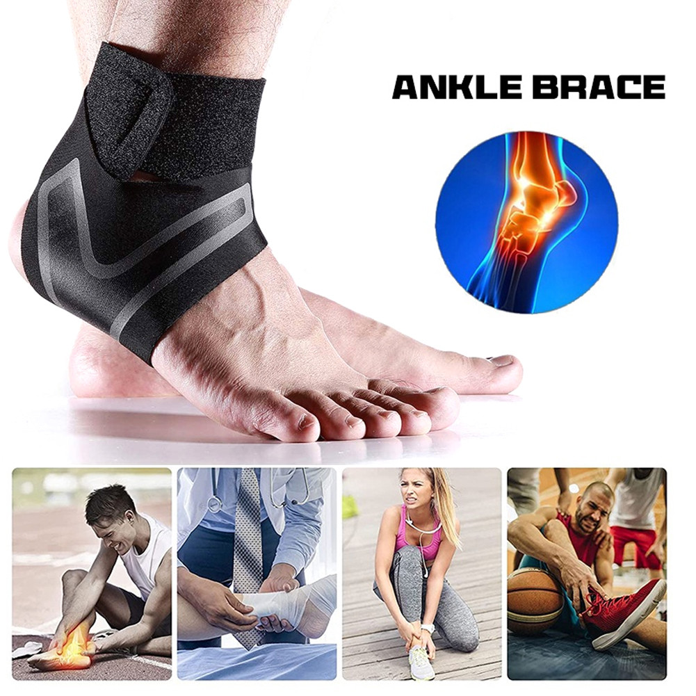 Basketball Ankle Support Protection Wrap Foot Protector Adjustable ...