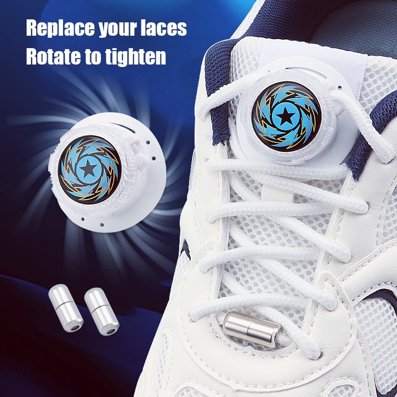 Upgrade Easy Installation Automatic Shoe Laces Without Ties Swivel ...