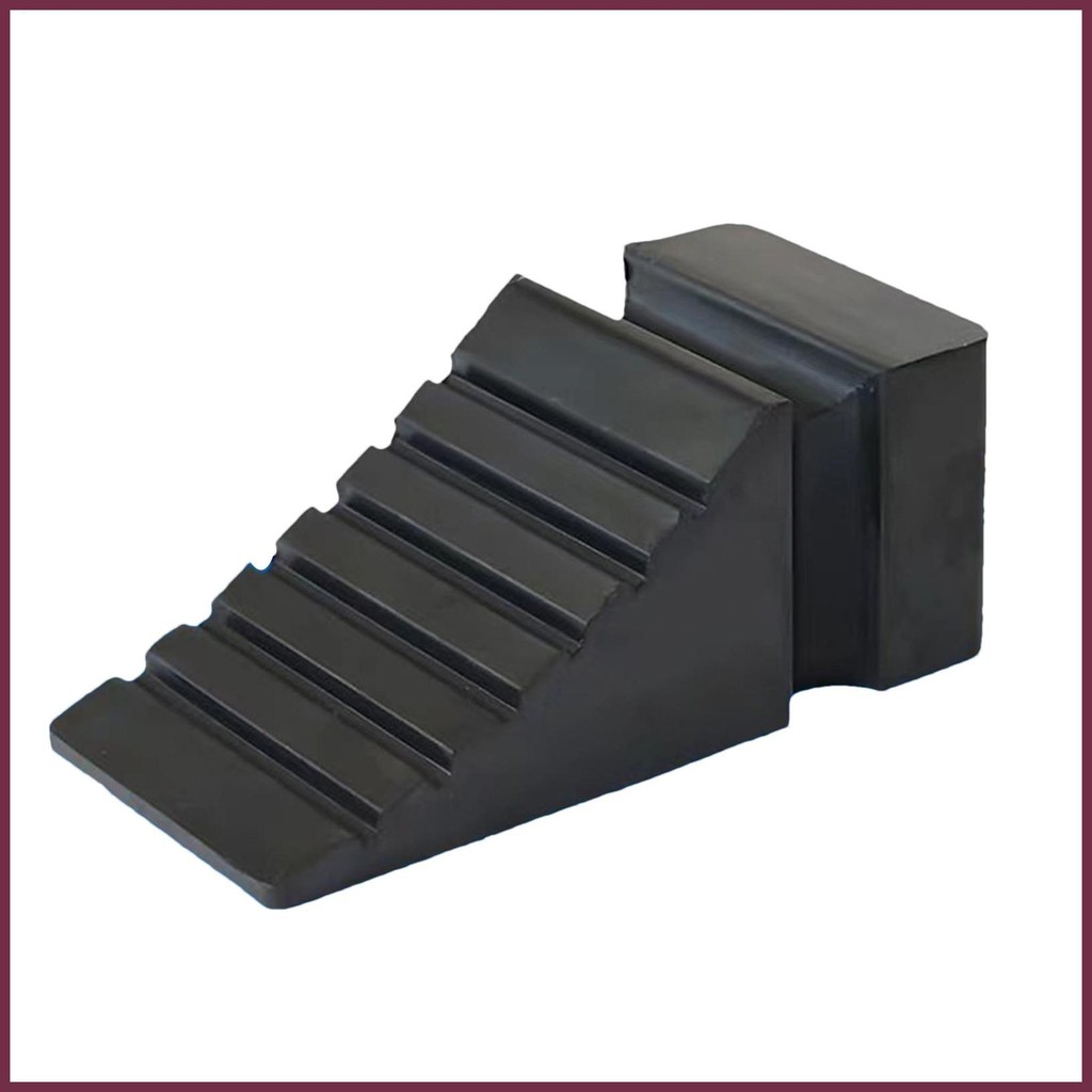 Wheel Blocks Rubber Tire Stopper Travel Trailer Parking Curb Garage ...