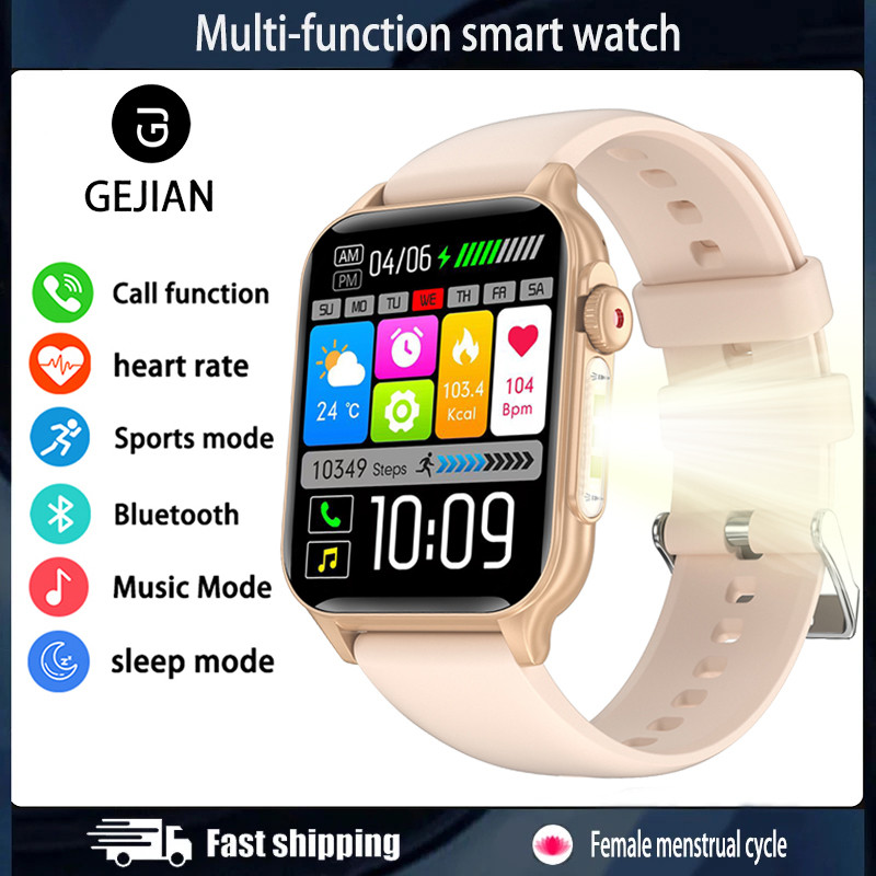 2025 New For XIAOM Women With LED Flashlight Smart Watch 1.96" HD Large ...