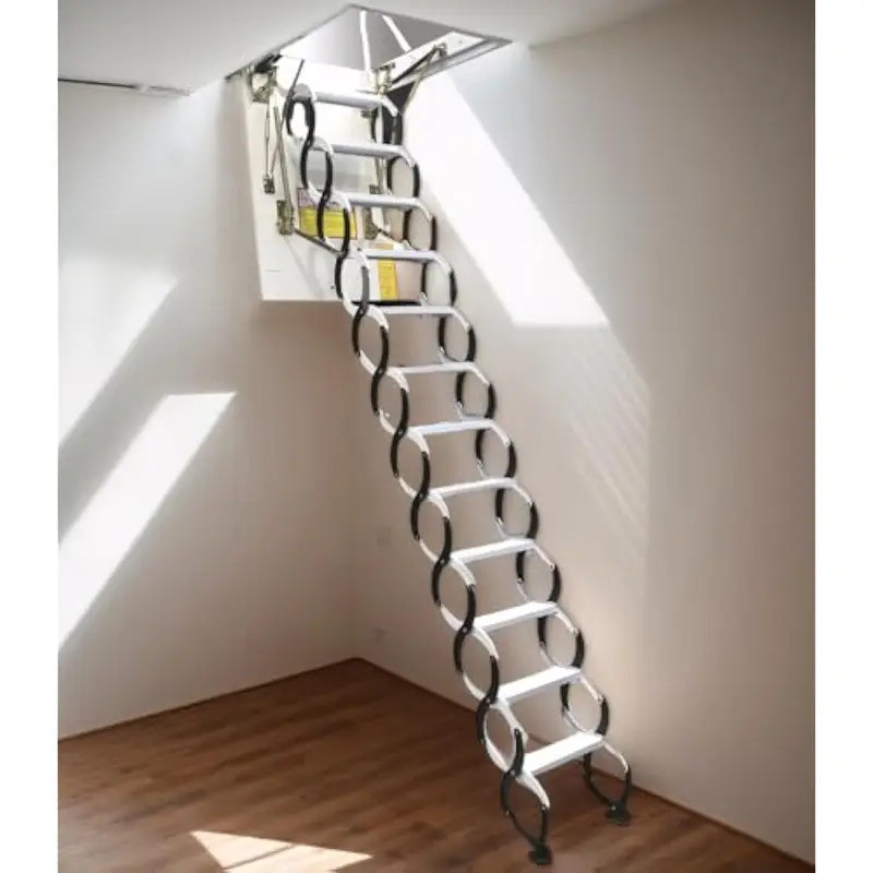 Attic Ceiling Ladder Retractable Attic Folding Extension Ladder Loft ...
