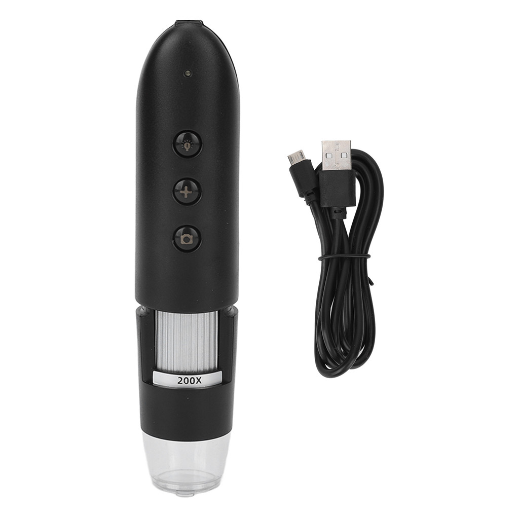 Wireless Digital Microscope 200X Magnification Electric Portable ...