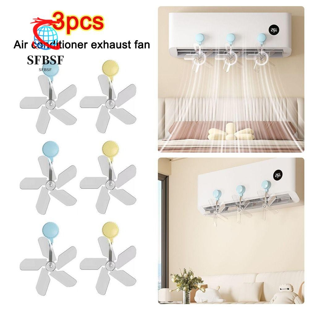 SFBSF 3Pcs Air Conditioner Exhaust Fan, Adjustable Angles Anti Direct ...