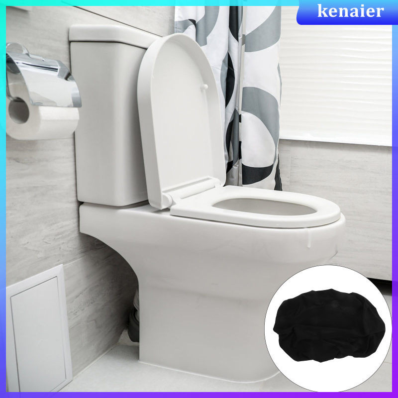 Universal Toilet Tank Lid Cover Replacement Black Bathroom Decor ...