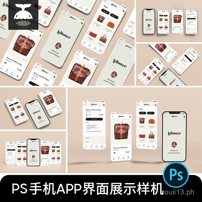 iPhoneX Mobile Phone ui Interface app Design Project Renderings Display PSD Smart Mockup Design ...