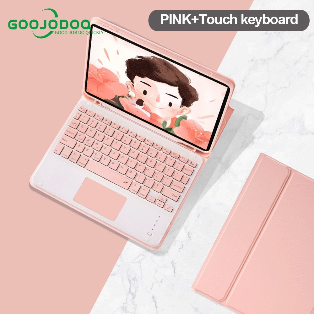 For ipad Case with Keyboard Pencil Holder Magnetic Touchpad Pro 11 Air ...