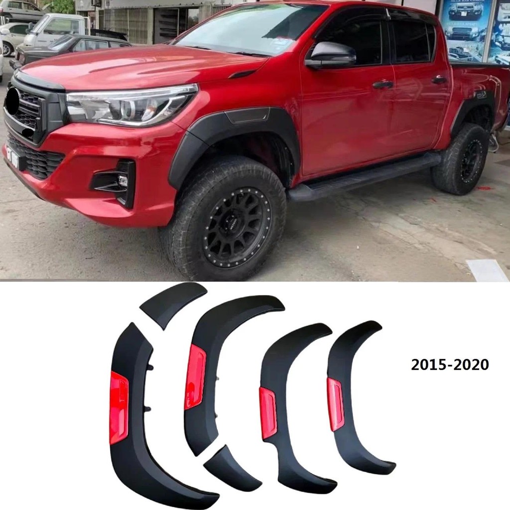 Fender Flares Fit For Hilux Revo Rocco Surf Auto Fenders Side Plate ...