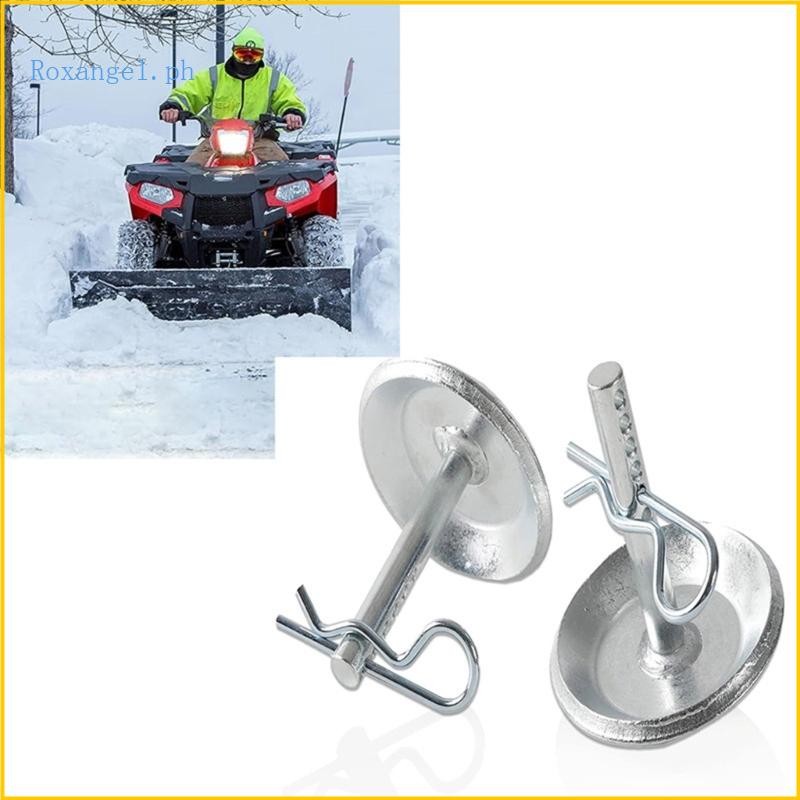ROX Metal Snow Plow Skid Shoes Adjustable Feet with Pins Washer ...