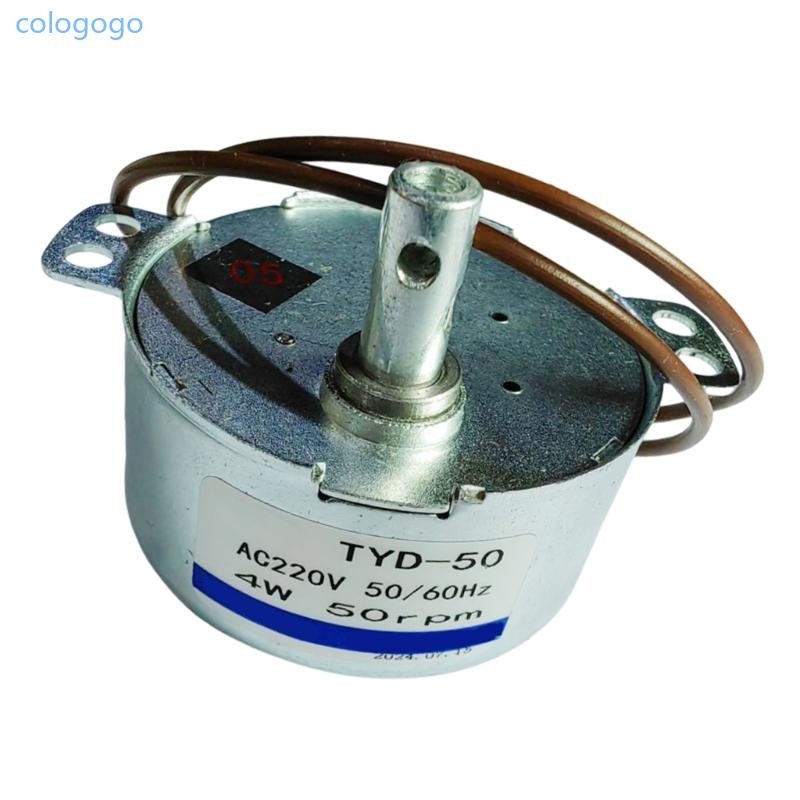 COLO TYD-50 Small Synchronous Motor 220V-240V 50RPM 4W CW CCW Electric ...