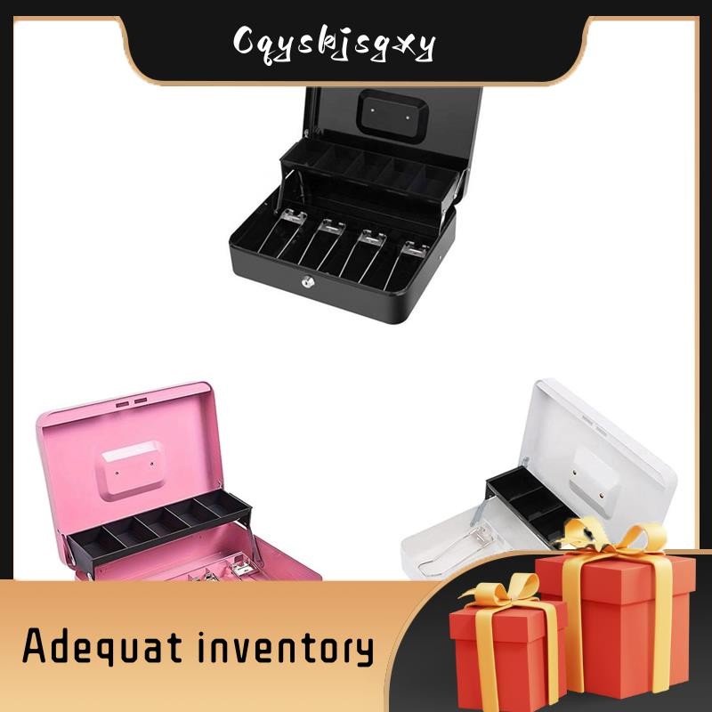 cqyskjsgxy Metal Cash Register with Key Lock-Portable Money Organizer ...