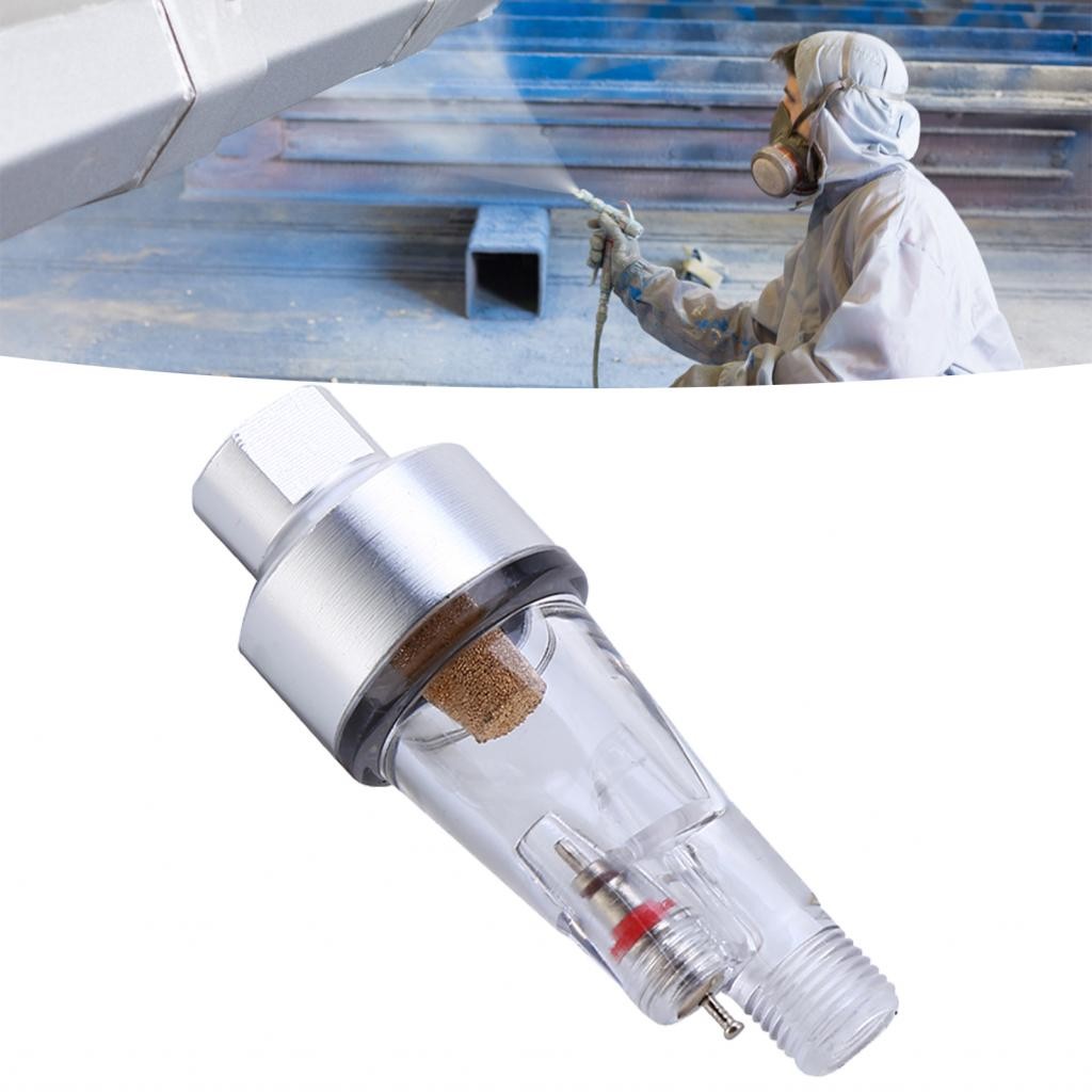 1/8 Airbrush In Line Mini Separator Air Filter Water Trap Moisture ...