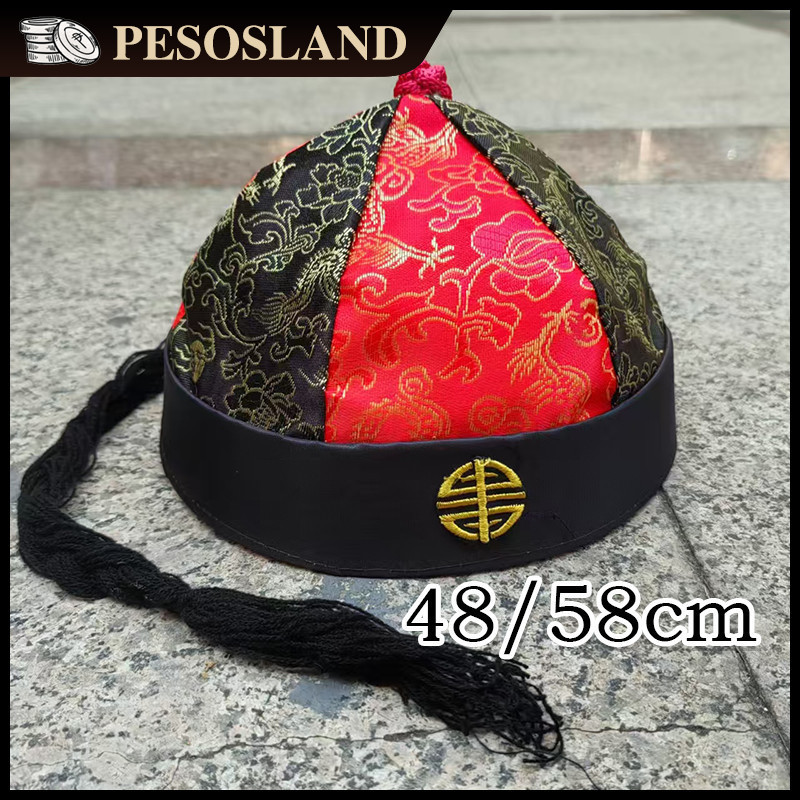 Emperor Cap With Ponytail Costume Props Qing Emperor Tang Cap Emperor ...
