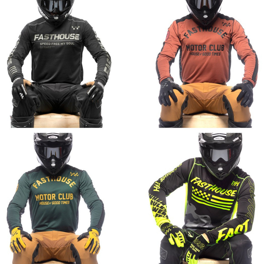 Fasthouse motorcycle racing jersey, mountain bike jersey, quick dry ...