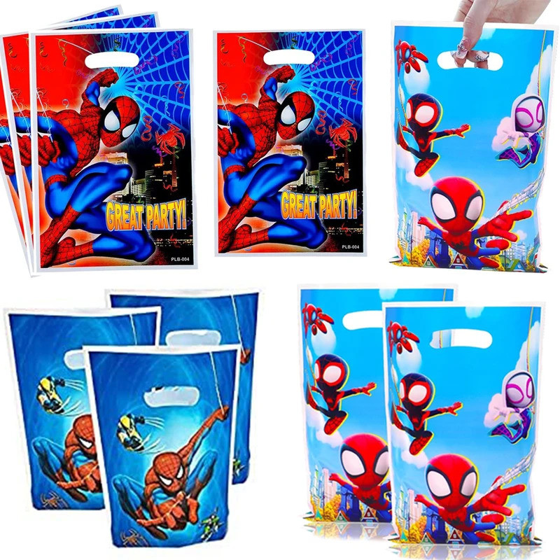 Disney Spiderman Gift Bag Candy Treat Bag Spidey and His Amazing ...