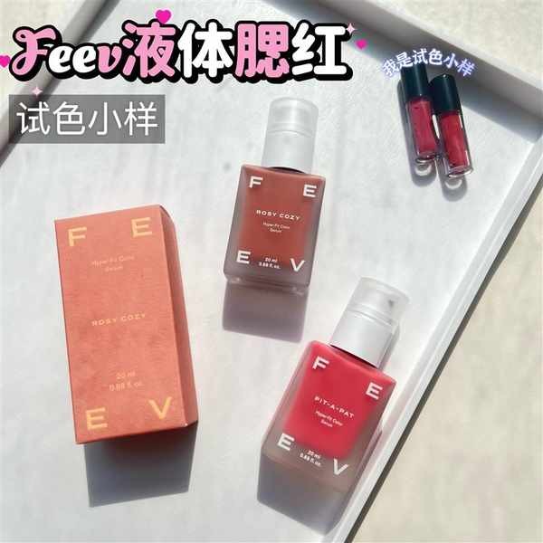 blush blush on Korean Feev Liquid Blush Sample, Eyeshadow Lip Gloss, 3 ...